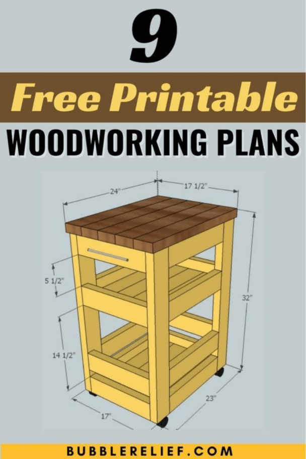 9 Free DIY Woodworking Project Plans for Beginners