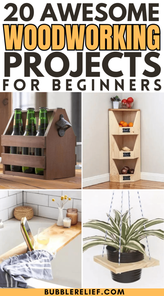 20 Simple Woodworking Projects for Beginners to Try