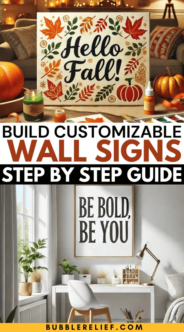 How to Make Customizable Wall Signs to Personalize Your Home ...