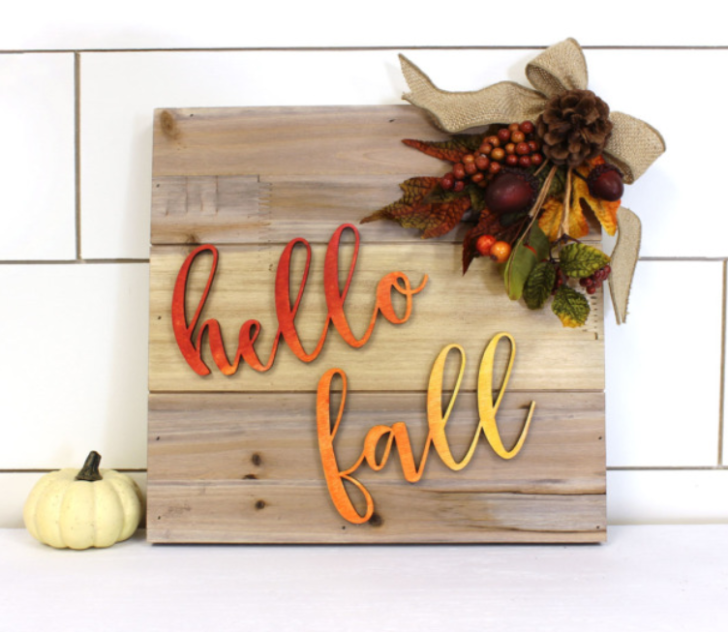 20 Charming Fall Wood Crafts to Enhance Your Home