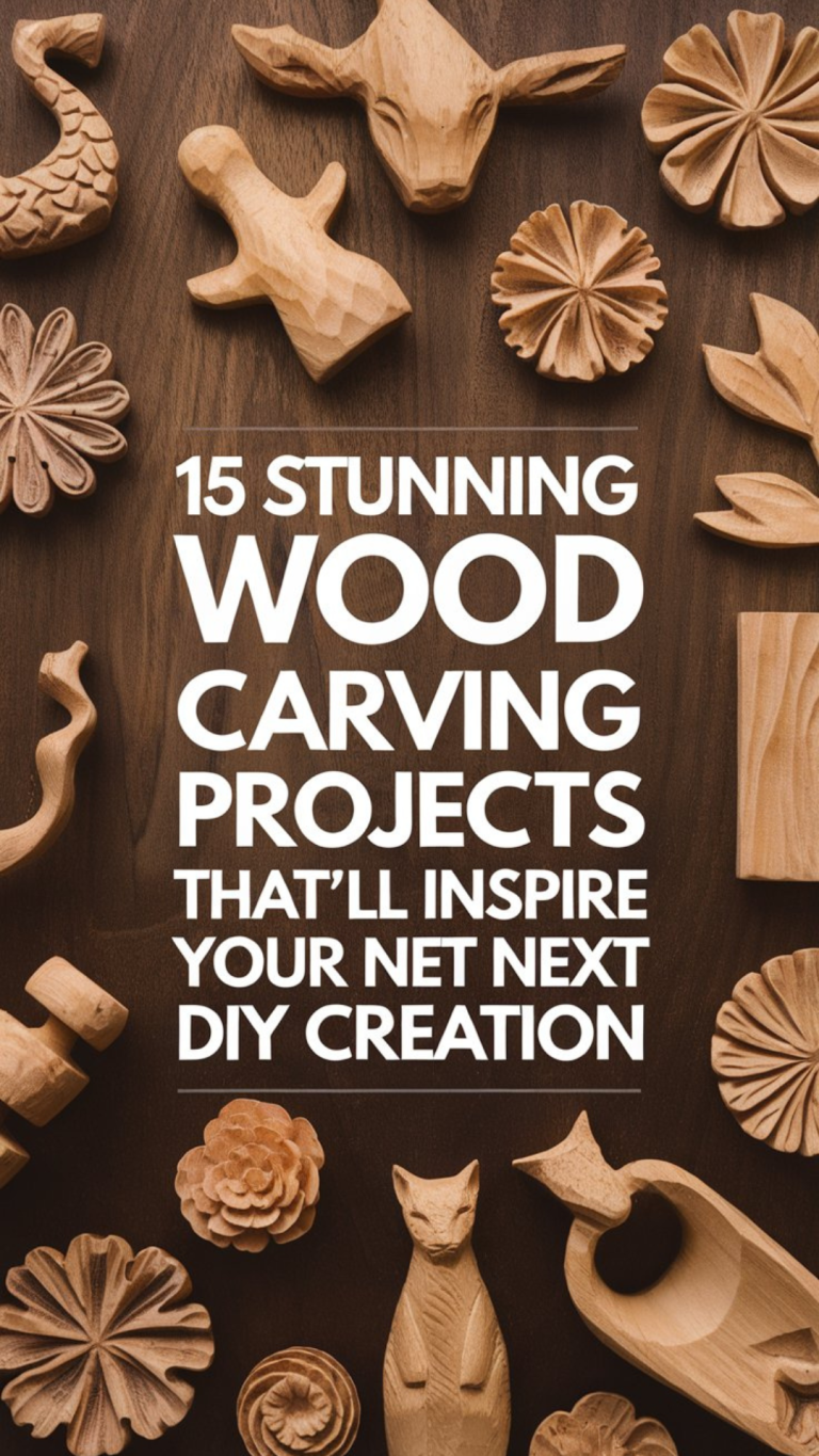 15 Inspiring Wood Carving Projects for Your Next DIY Craft