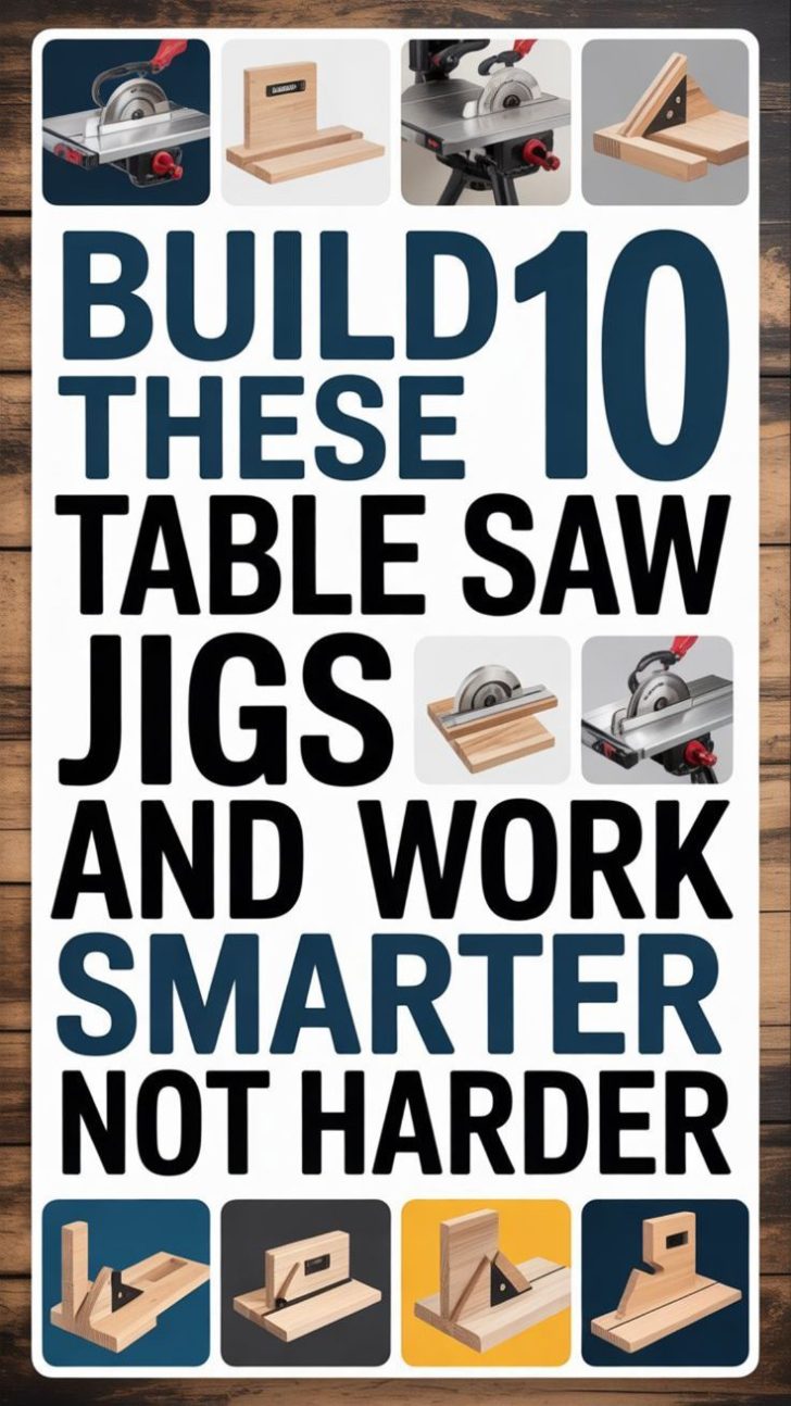 10 Essential Table Saw Jigs You Can Build This Weekend - Bubblerelief ...